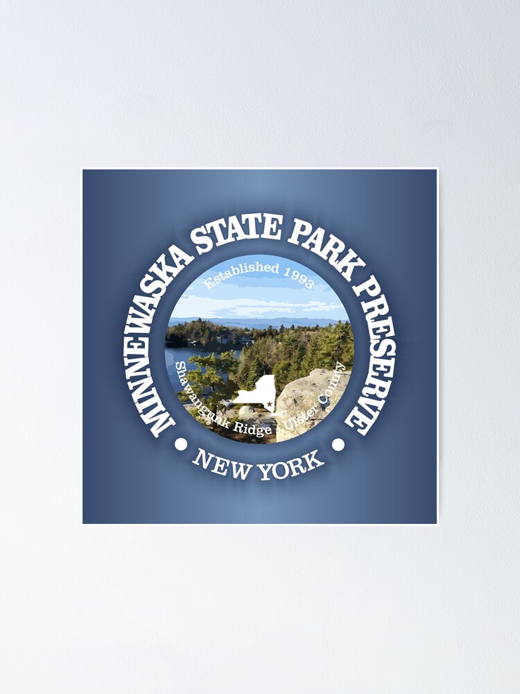 "Minnewaska State Park Preserve (SP)" Poster for Sale by curranmorgan ...
