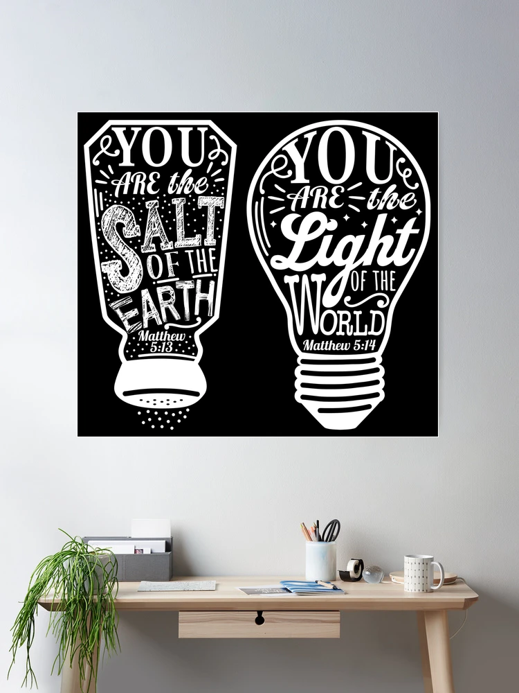 You Are The Salt Of The Earth Christian Art Print Of