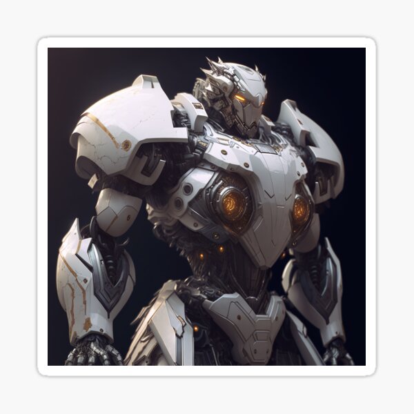 "Ai Generated Art - Humanoid Robot, Marble" Sticker for Sale by BogoAi ...