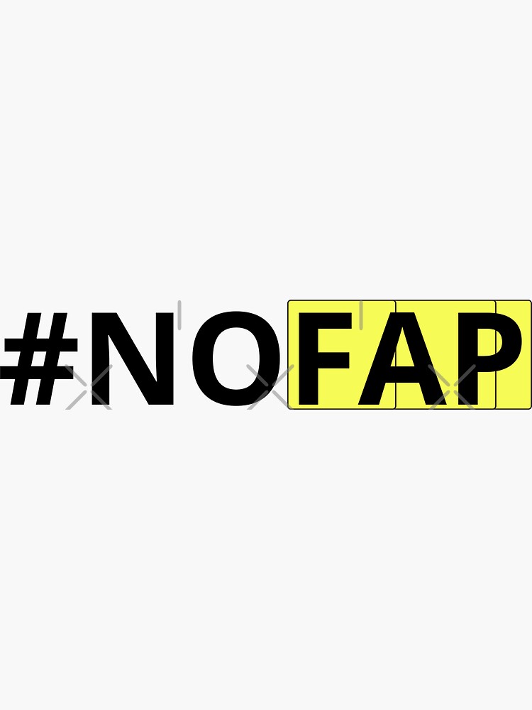 "Nofap challenge" Sticker for Sale by ValleyDream | Redbubble