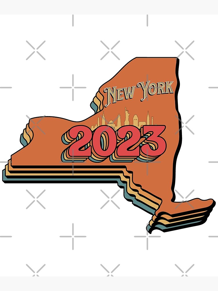 "New York 2023 | New York | 2023 | New York State | I Love NY | Retro ...