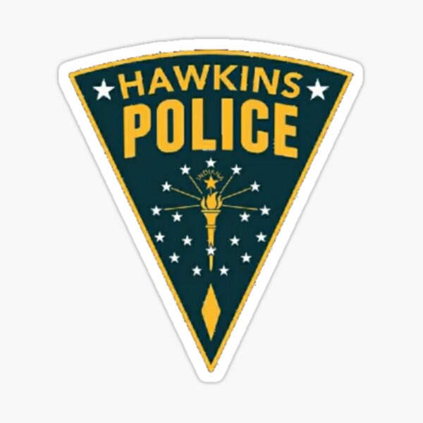"Stranger Things Hawkins Police" Sticker for Sale by Hailoow | Redbubble