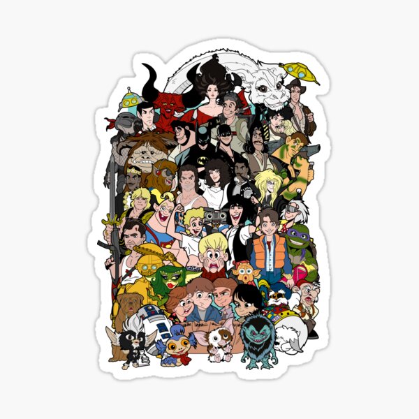 "Made of Movies" Sticker for Sale by Breakfast-Champ | Redbubble