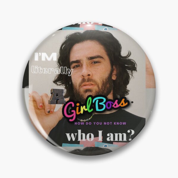 "Girl Boss" Pin for Sale by hasanabiposting | Redbubble
