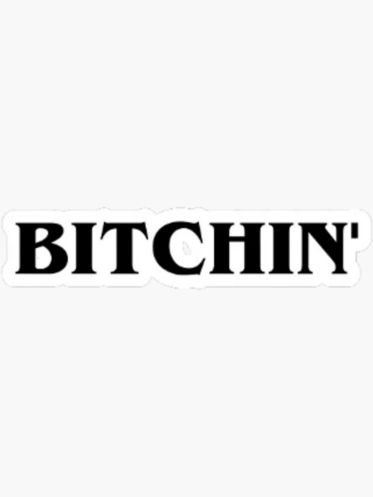 "Stranger Things Bitchin'" Sticker for Sale by Hailoow | Redbubble