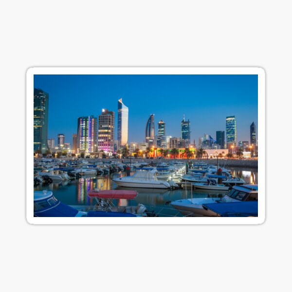 "Kuwait Time" Sticker for Sale by travelandjoy222 | Redbubble