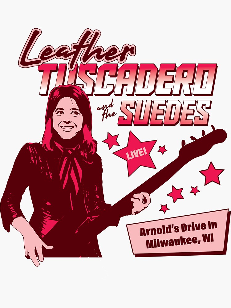 "Leather Tuscadero and the Suedes (Magenta)" Sticker for Sale by ...