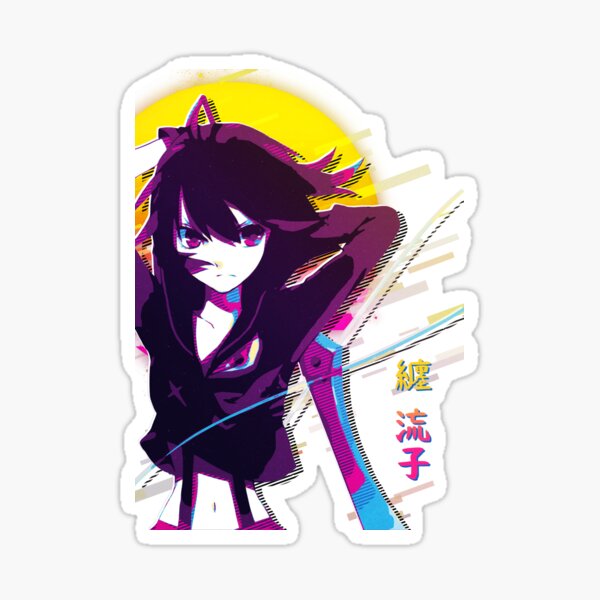 "Ryuko Matoi" Sticker for Sale by 80sRetroArt | Redbubble