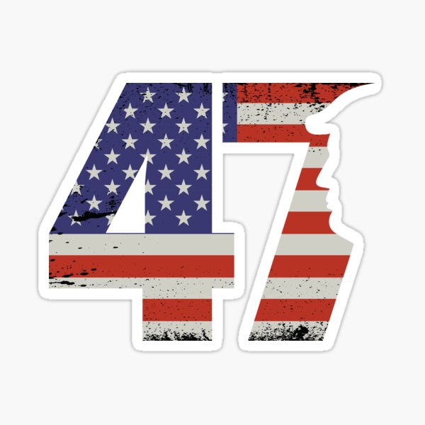 "47th President Trump 2024 USA Flag" Sticker for Sale by Lawsky-art ...
