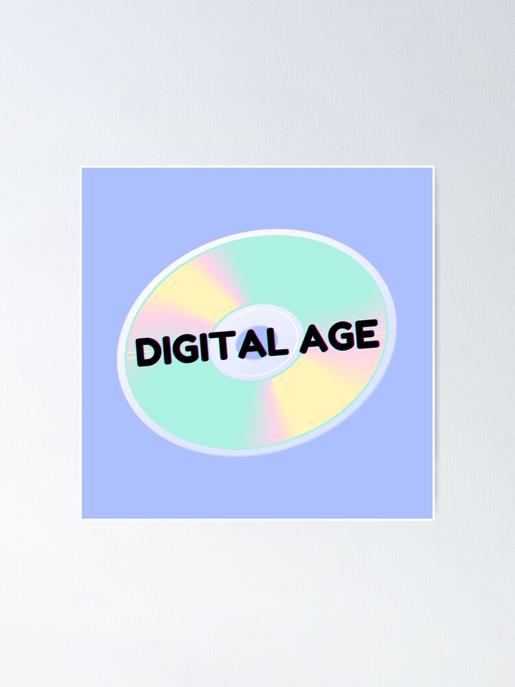 "Digital Age Aesthetic" Poster for Sale by supercomfy | Redbubble