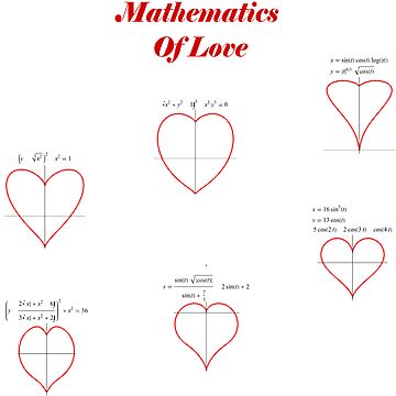 "mathematics of love sticker pack" Sticker for Sale by fragmentals ...