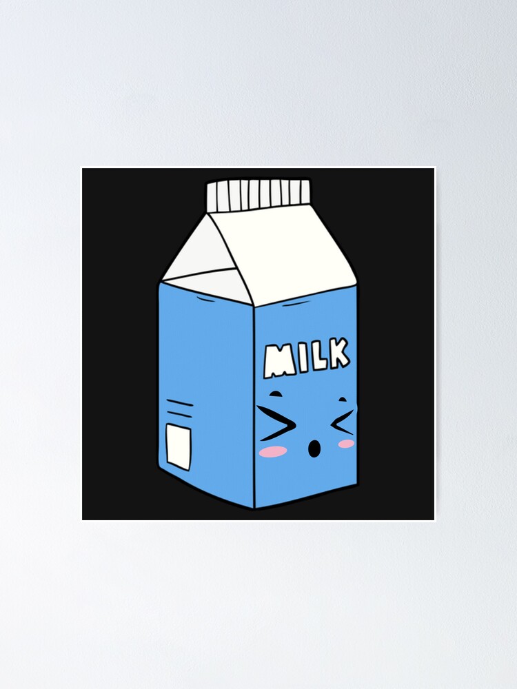 "Cute Milk Box" Poster for Sale by wherestarsfall | Redbubble