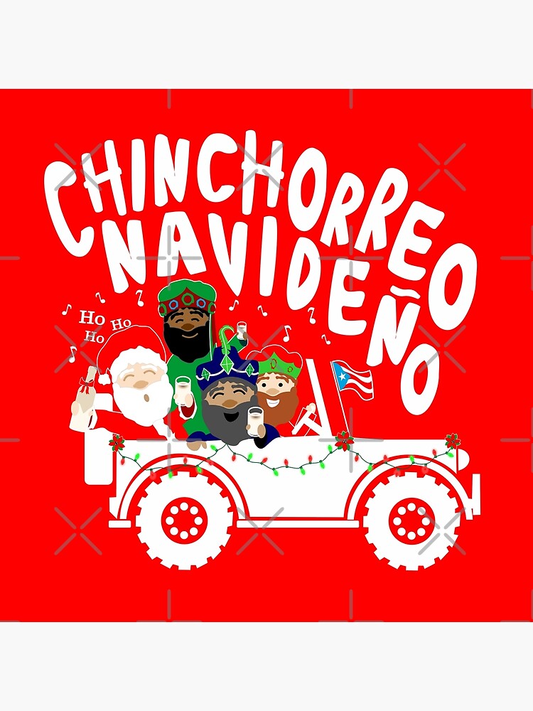 Lámina rígida con la obra «Puerto Rico Chinchorreo Navideño Navidad ...