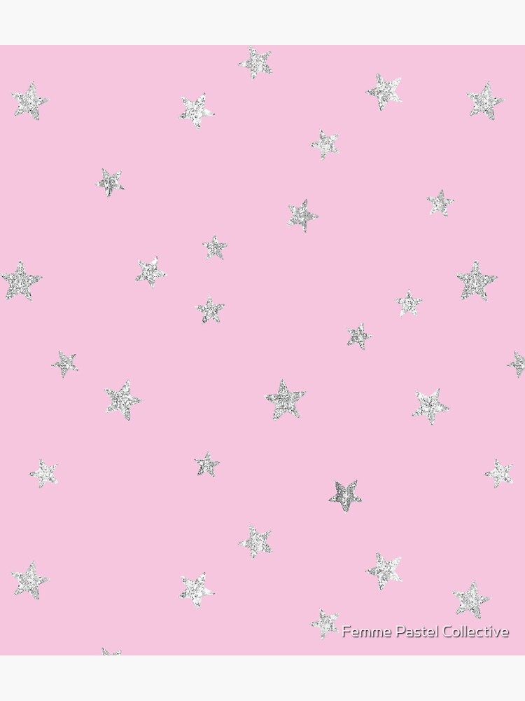 "Pretty Y2K Glitter Stars Design in Hot Pink" Poster for Sale by ...