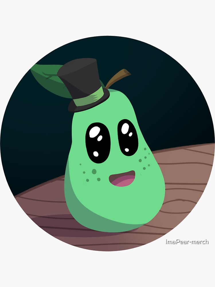 "Ima Pear avatar with top hat" Sticker for Sale by ImaPear-merch ...