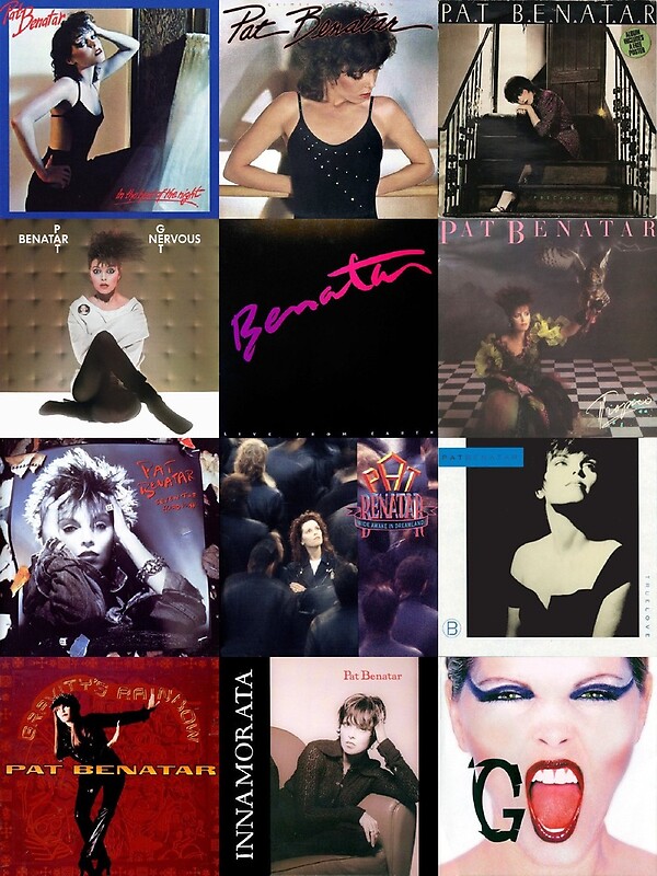 "Pat Benatar Album Covers" by shadowside87 | Redbubble