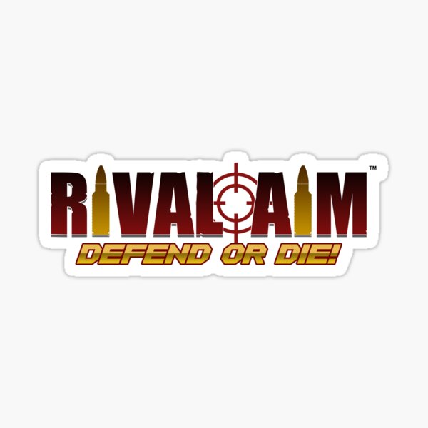 "Rival Aim Logo " Sticker for Sale by j1studios | Redbubble