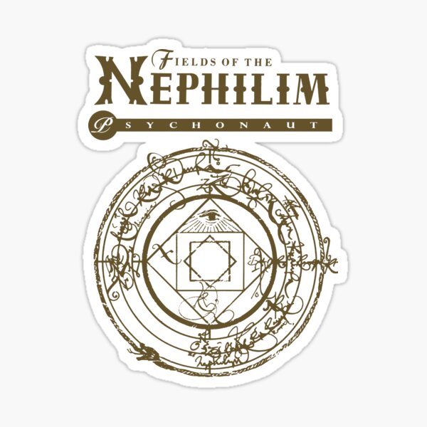 "Fields of the Nephilim" Sticker for Sale by loudmetal | Redbubble