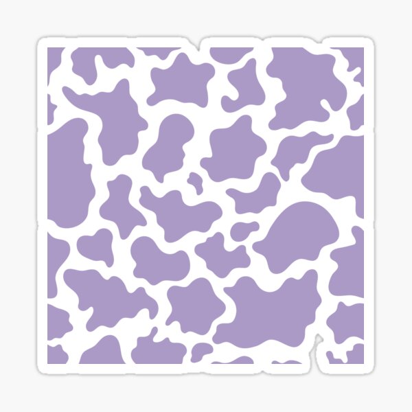 " Cow violet Prints" Sticker for Sale by HAwarda | Redbubble
