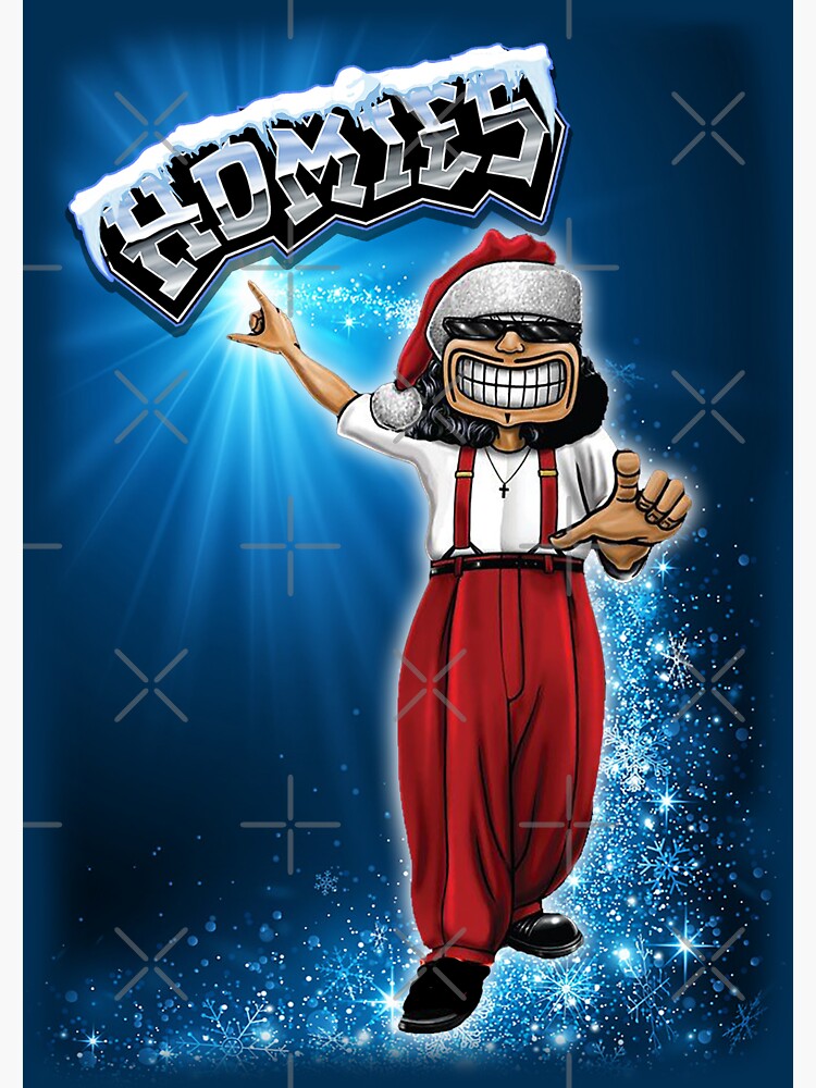 "Homies Christmas " Sticker for Sale by EnviousObjects2 | Redbubble
