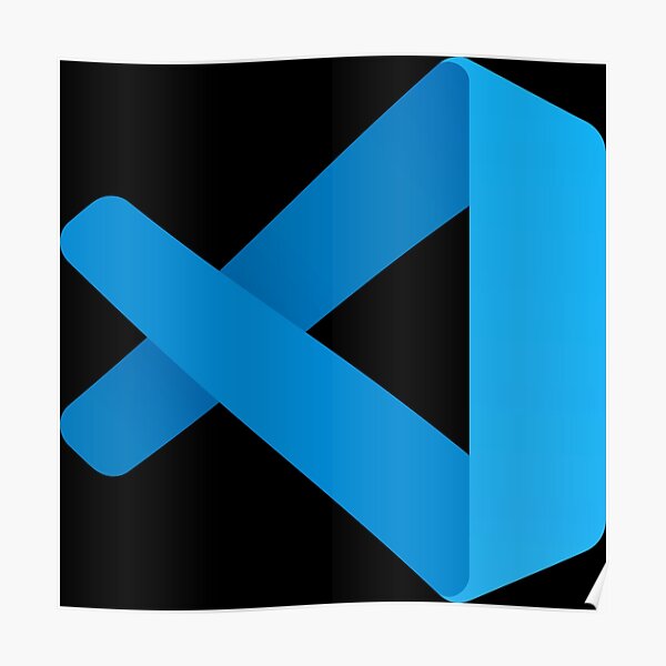 "Visual Studio Code - Only for Devs" Poster for Sale by nchrisdesigner | Redbubble