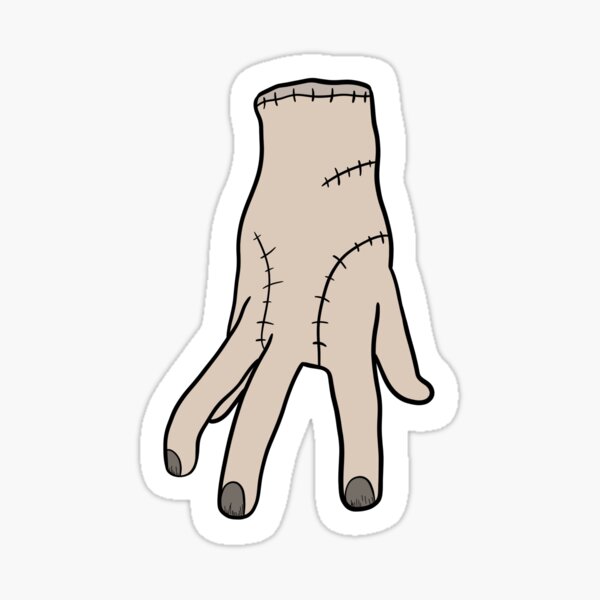 "Wednesday Addams Family Thing " Sticker for Sale by Milo240499 | Redbubble