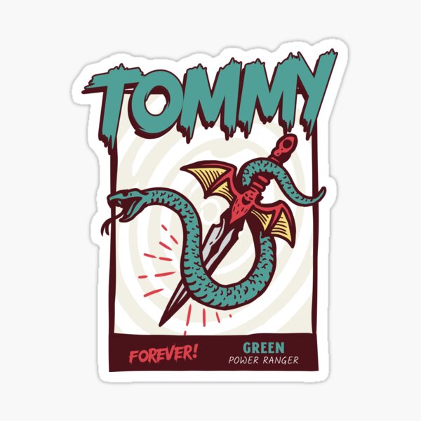 "Dr. Tommy Oliver Power Rangers | Green Power Ranger Sticker | Jason ...