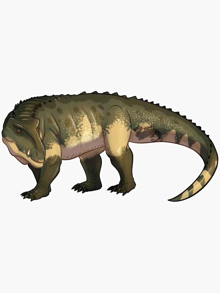 "Barinasuchus" Sticker for Sale by DevinQuigleyArt | Redbubble