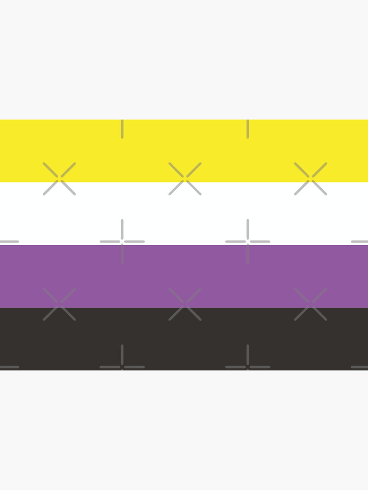 "Non Binary Pride Nonbinary Enby Flag" Sticker for Sale by thequeershop | Redbubble