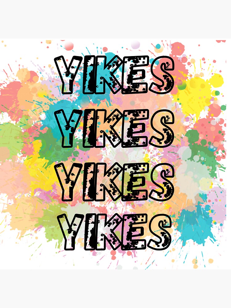 "Yikes stickers " Sticker for Sale by Lessonsprint | Redbubble