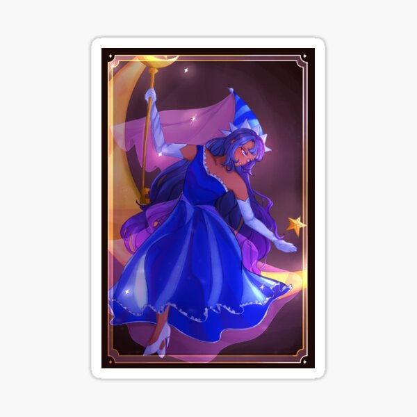 "Cookie Run: Ovenbreak - Moonlight Cookie Gijinka Poster" Sticker for ...