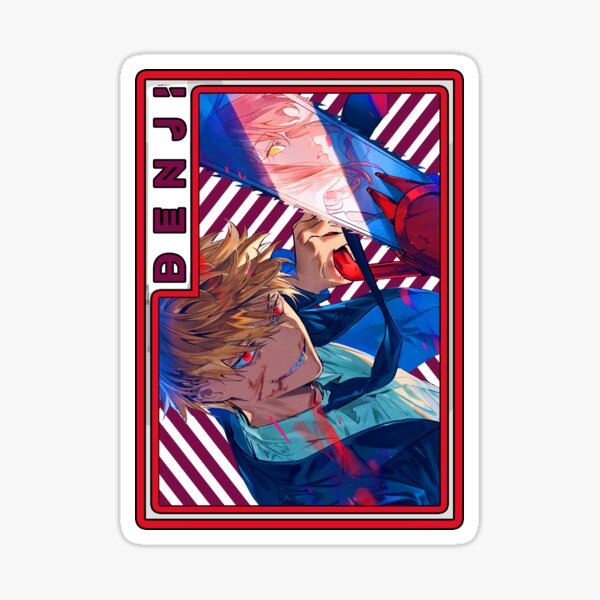 "DENJI - CHAINSAW MAN" Sticker for Sale by PeNge2000 | Redbubble
