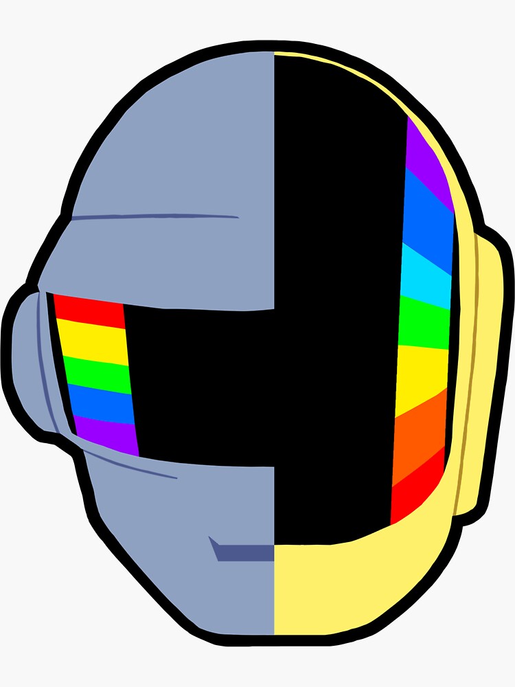 "Daft Punk Icon" Sticker for Sale by reddheartpink | Redbubble