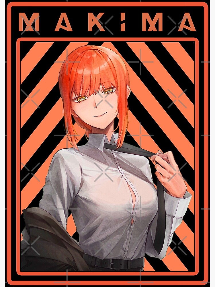 "MAKIMA - CHAINSAW MAN" Poster for Sale by PeNge2000 | Redbubble