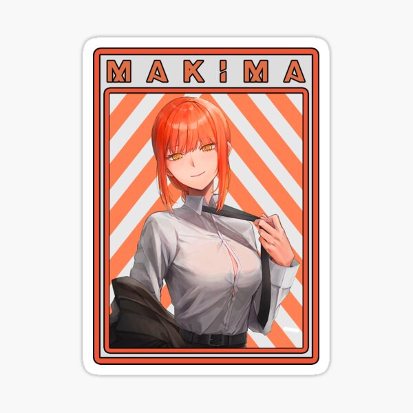 "MAKIMA - CHAINSAW MAN" Sticker for Sale by PeNge2000 | Redbubble