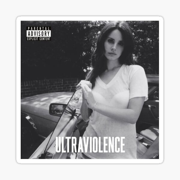 "Ultraviolence" Sticker for Sale by KnudBrandt | Redbubble