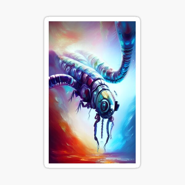 "Alien insect" Sticker for Sale by gavila | Redbubble