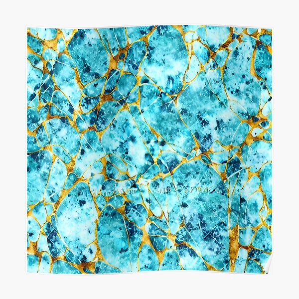 "Decorative Marble Granite Stone Surface Texture - 12" Poster for Sale ...