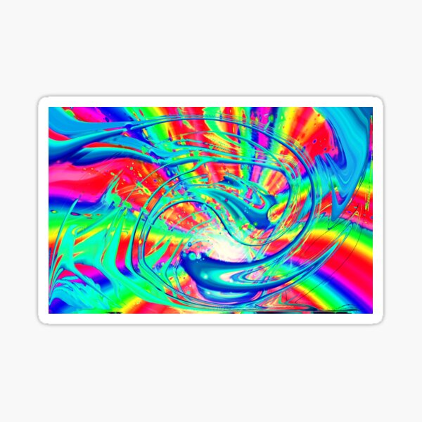 "Travelling Vibration" Sticker by missmultifairy | Redbubble