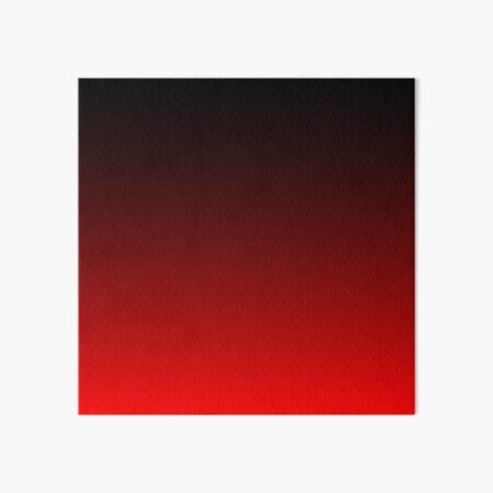 "Red TO Black Fade - G2 | Red Gradient To Black" Art Board Print for ...