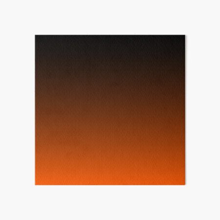 "Orange TO Black Fade - G2 | Orange Gradient To Black" Art Board Print ...