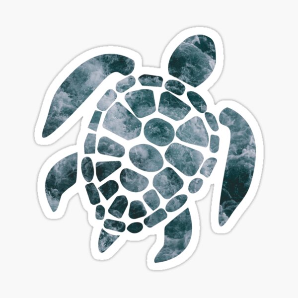 "Grey Tie Dye Turtle Sea Trippy, hippie , rainbow " Sticker for Sale by ...