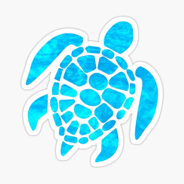 " Water Tie Dye Sea Turtle Trippy, hippie , rainbow " Sticker for Sale ...
