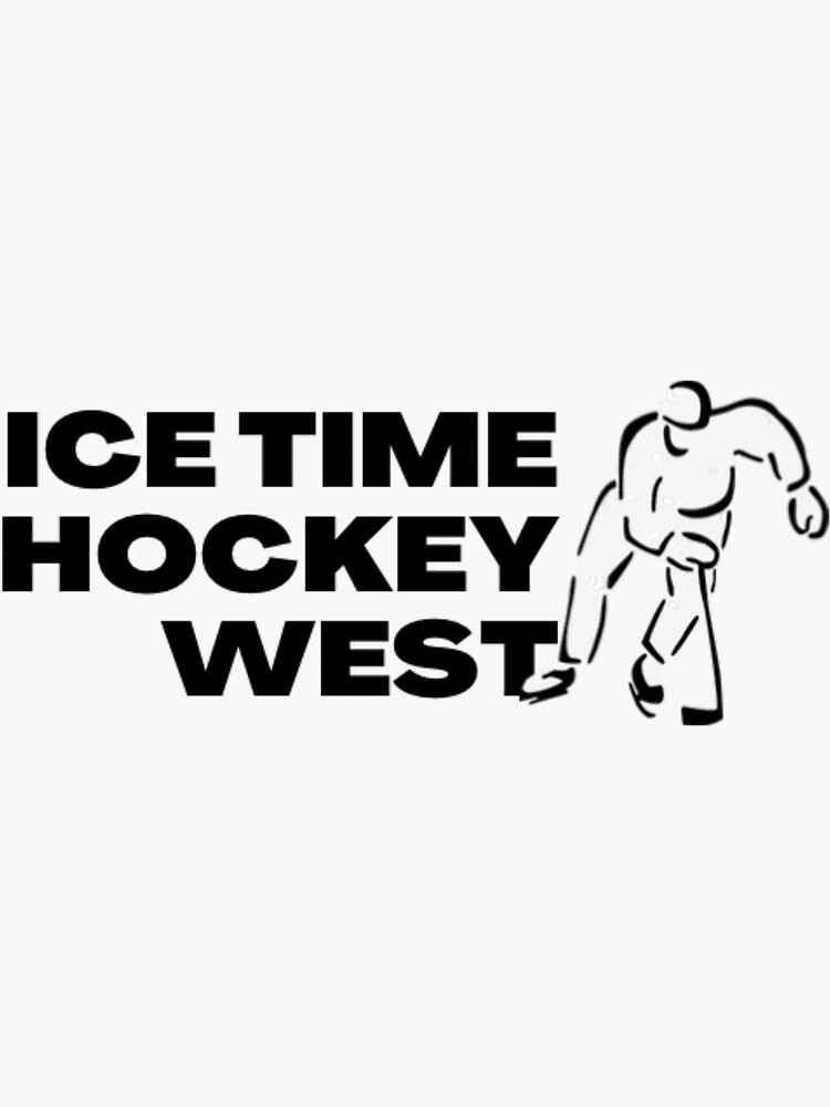 "Ice Time Hockey West Logo" Sticker for Sale by Tgranrud | Redbubble