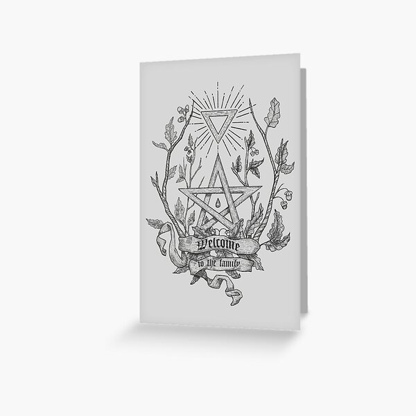 "Wiccan - First Degree Card - Welcome to the family" Greeting Card for ...
