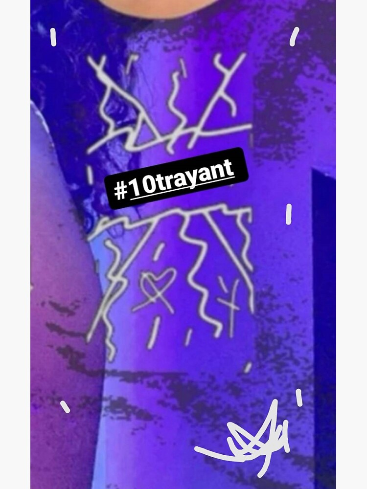 "10trayant Violet Beau Color Soft Velvet 4000N Black" Sticker for Sale ...