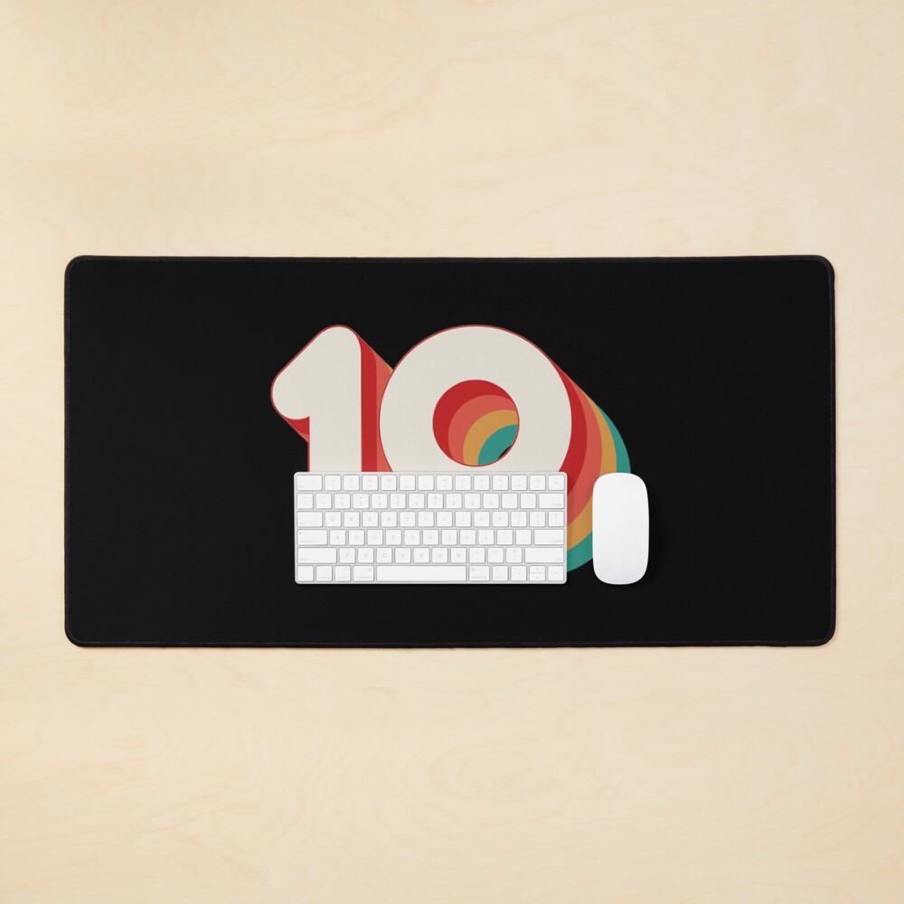 "Number 10" Sticker for Sale by Texterns | Redbubble