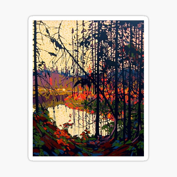 "Northern River - Tom Thomson." Sticker for Sale by UBITO | Redbubble