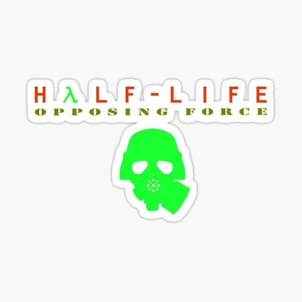 "Half-Life Opposing Force Logo" Sticker for Sale by LGSmerch | Redbubble