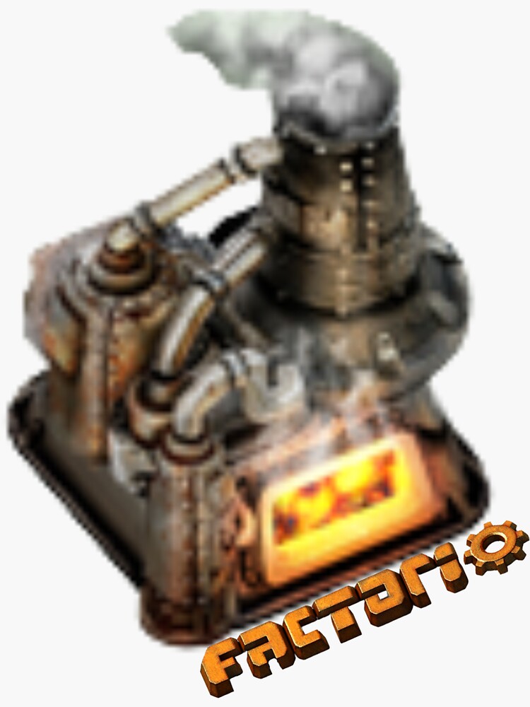 "Factorio, Furnace , Smelter , Factorio game , factorio" Sticker for ...